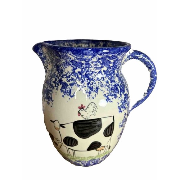 Molly Dallas | Dining | Molly Dallas Spatter Ware 75 Inch Tall Pitcher ...